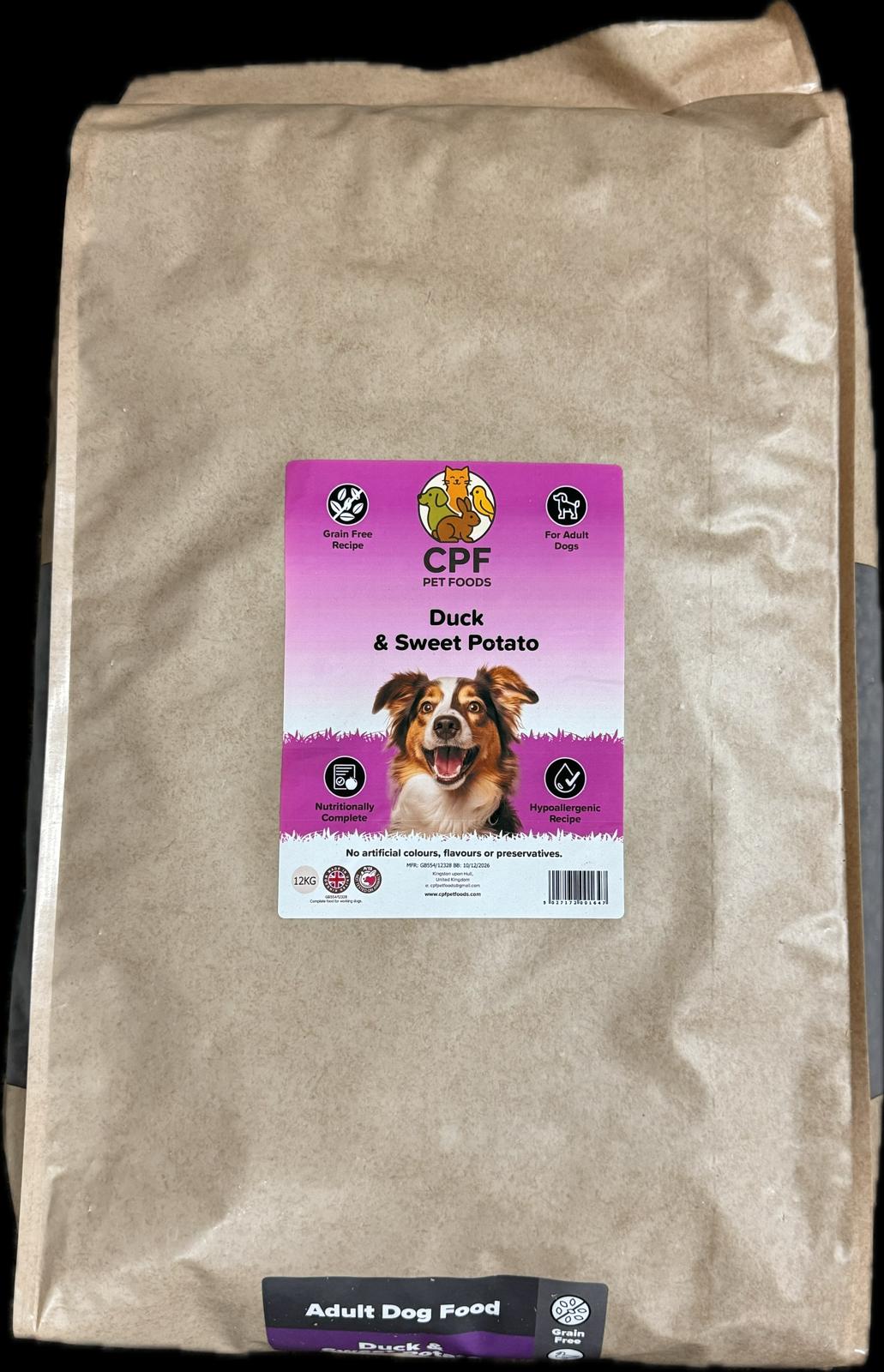CPF PET FOODS DUCK & SWEET POTATO 12kg